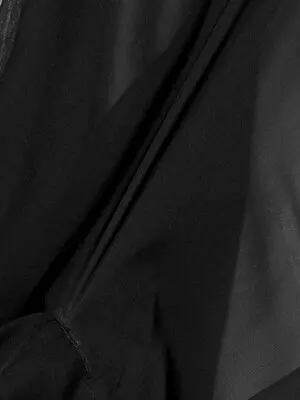 Rick Owens Asymmetric Silk-chiffon Jacket