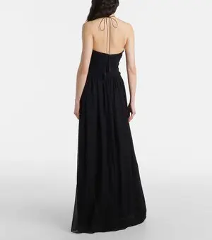 TOM FORD Cutout Silk Gown