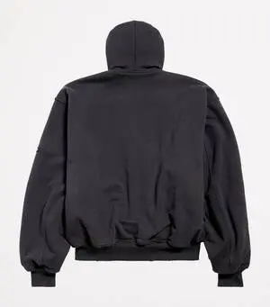 Balenciaga Cotton Hooded Bomber Jacket