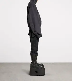 Balenciaga Cotton Hooded Bomber Jacket