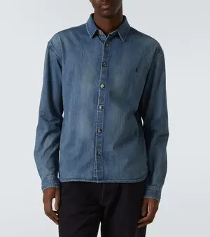 Saint Laurent Denim Shirt - Blue
