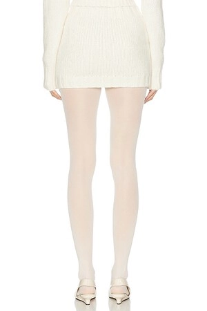 HELSA Annabelle Knit Skirt - Ivory