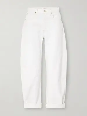 FRAME FRAME The Bubble Wide-Leg Jeans Neutrals