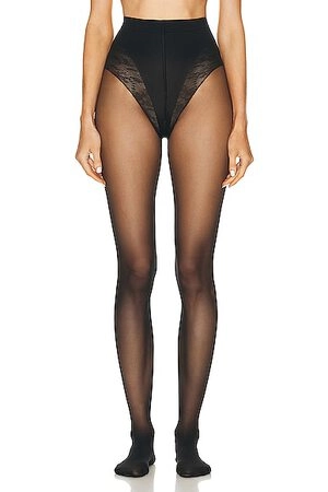 Wolford Tummy 20 Control Top Tight - Black