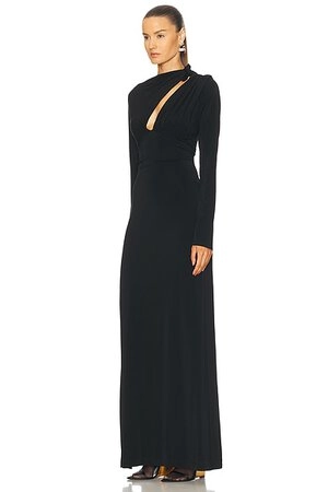 Rachel Gilbert Tanner Long Sleeve Gown