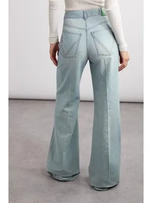 Bottega Veneta High-rise Wide-leg Jeans