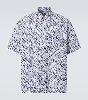 Plan C Printed Cotton Shirt - Multicoloured