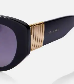 BVLGARI Tubogas Oval Sunglasses