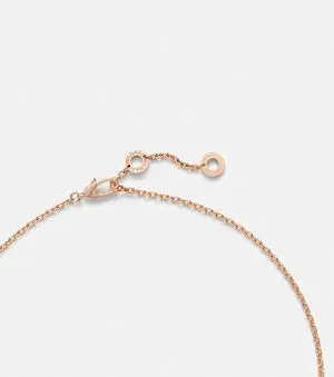 BVLGARI Serpenti Viper 18kt Rose Diamond Pendant Necklace