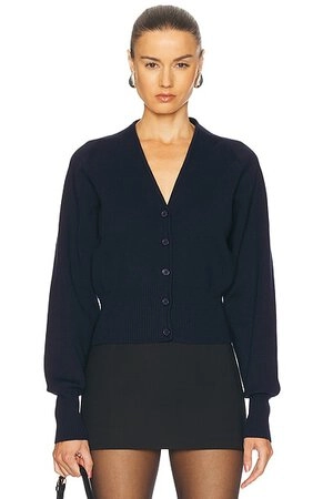 EAVES Klaire Knit Cardigan - Navy