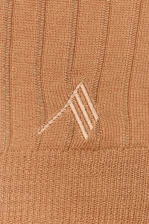 Attico Long Sleeve Ribbed Knit Mini Dress