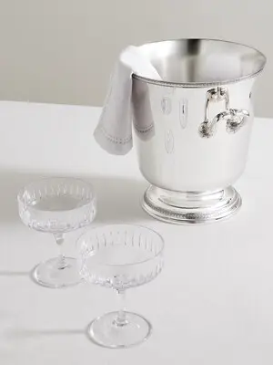Christofle Malmaison -plated Champagne Bucket