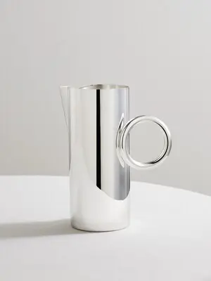 Christofle Vertigo -plated Water Pitcher - Silver