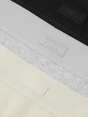SKIMS Cotton Rib Boxer 3-pack - Multi
