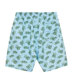 Trotters Daddy & Me Turtle Swim Shorts