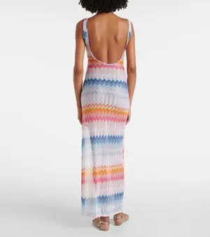 Missoni Zigzag Lame Beach Dress