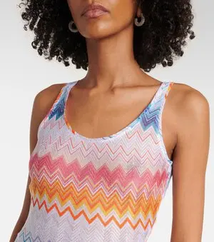 Missoni Zigzag Lame Beach Dress