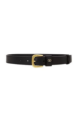 Valentino Garavani V Logo Signature 25 Belt - Nero