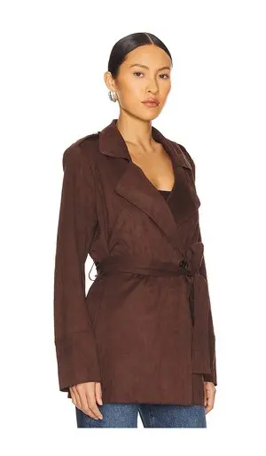 LOVERS AND FRIENDS Faux Suede Lana Jacket
