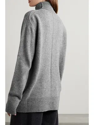 THE ROW Stepny' Wool And Cashmere-blend Turtleneck Sweater
