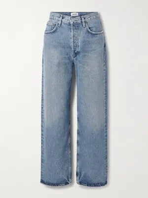 AGOLDE Henson Mid-rise Straight-leg Jeans - Blue