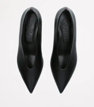 AeydĒ Leather Clara Pumps - Black