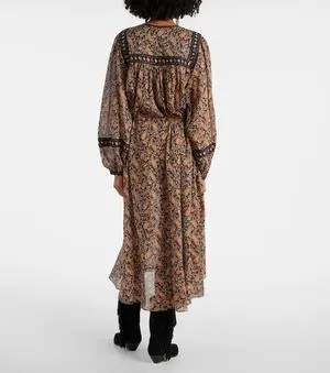 MARANT ETOILE Greila Cotton Voile Midi Dress