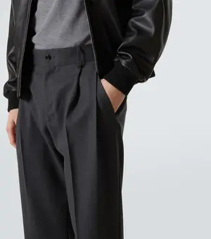 Dolce & Gabbana Wool-blend Straight-leg Tailored Trousers