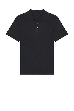 Theory Bron Cotton Polo - Eclipse