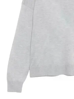Iris Von Arnim Panelled Crew Neck Sweater