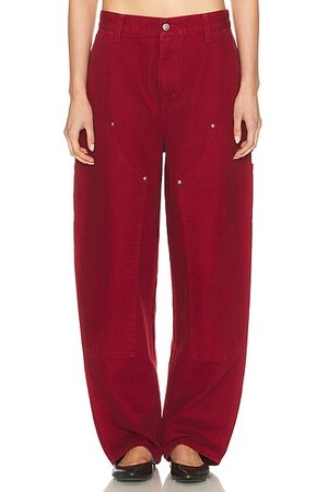 Carhartt Work In Progress Og Double Knee Wide Leg Trousers - Scarlet