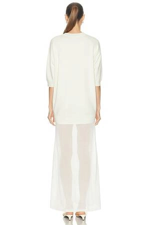 SEROYA Arwen Maxi Dress - Eggshell