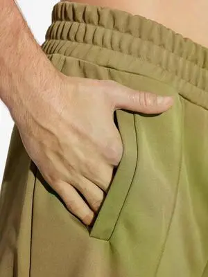 Palm Angels Logo Print Shorts - Green