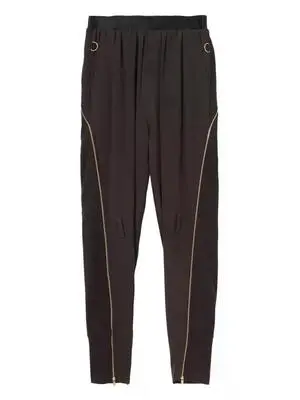 Undercover Zip-detail Tapered Trousers - Brown