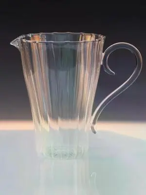 SOPHIE LOU JACOBSEN Ribbed Glass Pitcher
