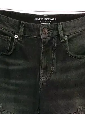 Balenciaga Whiskering Effect Cargo Jeans
