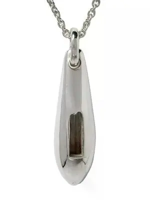PARTS OF FOUR Chrysalis Necklace With Gemstone Pendant - Silver