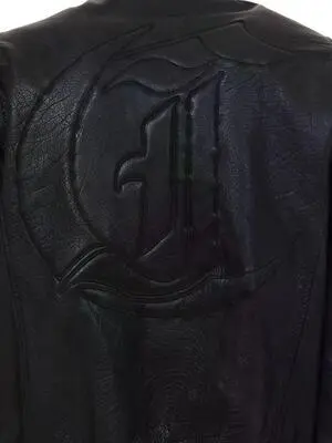 Just Cavalli Leather Bomber Jacket