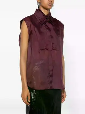 Viktor & Rolf Sleeveless Shirt With Large Collar