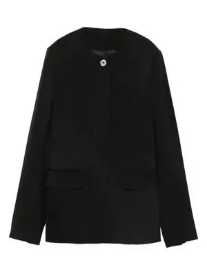TOTEME Round-neck Jacket - Black