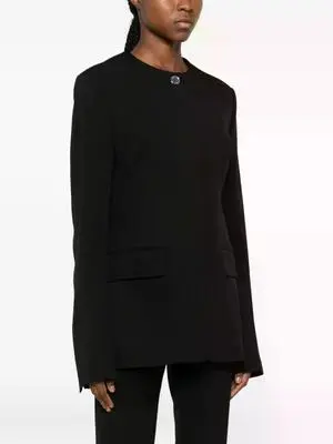 TOTEME Round-neck Jacket - Black