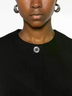 TOTEME Round-neck Jacket - Black