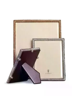 L'Objet Déco Twist Rectangular Photo Frame - Silver