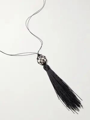 ALIGHIERI Melody Cord Necklace With Charm And Tassel