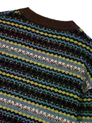 STUDIO TOMBOY Nordic Pattern Round Neck Sweater