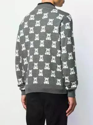 Moschino Teddy Bear Intarsia Knit Jumper