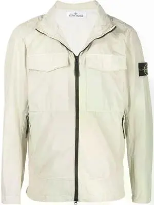 Stone Island Compass Patch Zip-up Jacket