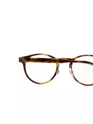 Dunhill Round Frame Eyeglasses - Brown