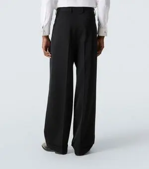 Dolce & Gabbana Wool And Silk-blend Gabardine Suit Trousers