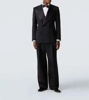 Dolce & Gabbana Wool And Silk-blend Gabardine Suit Trousers